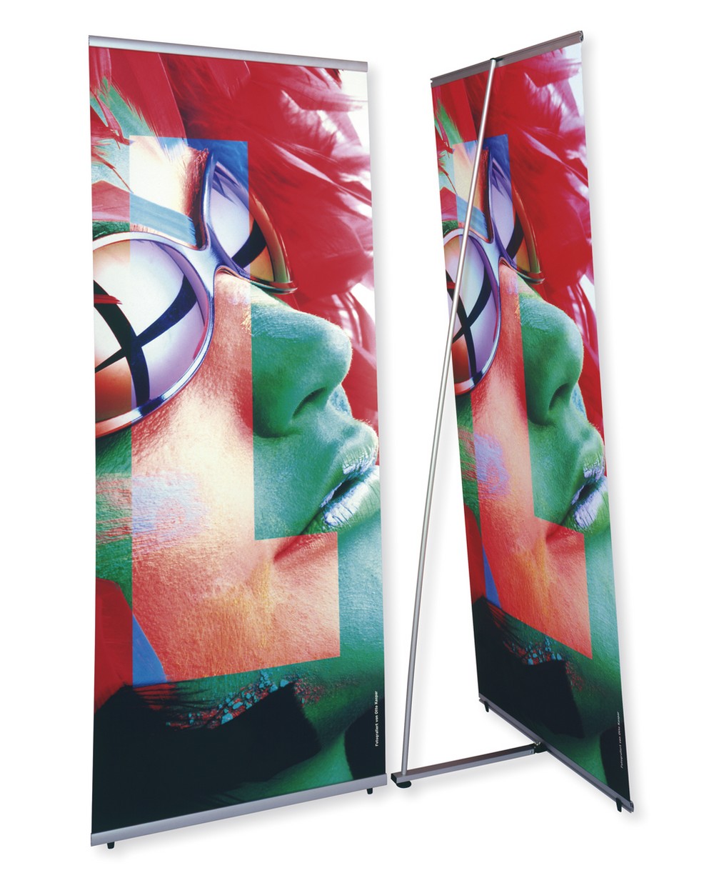 Bannerdisplay, Quickbanner in den Breiten 80 und 100 cm