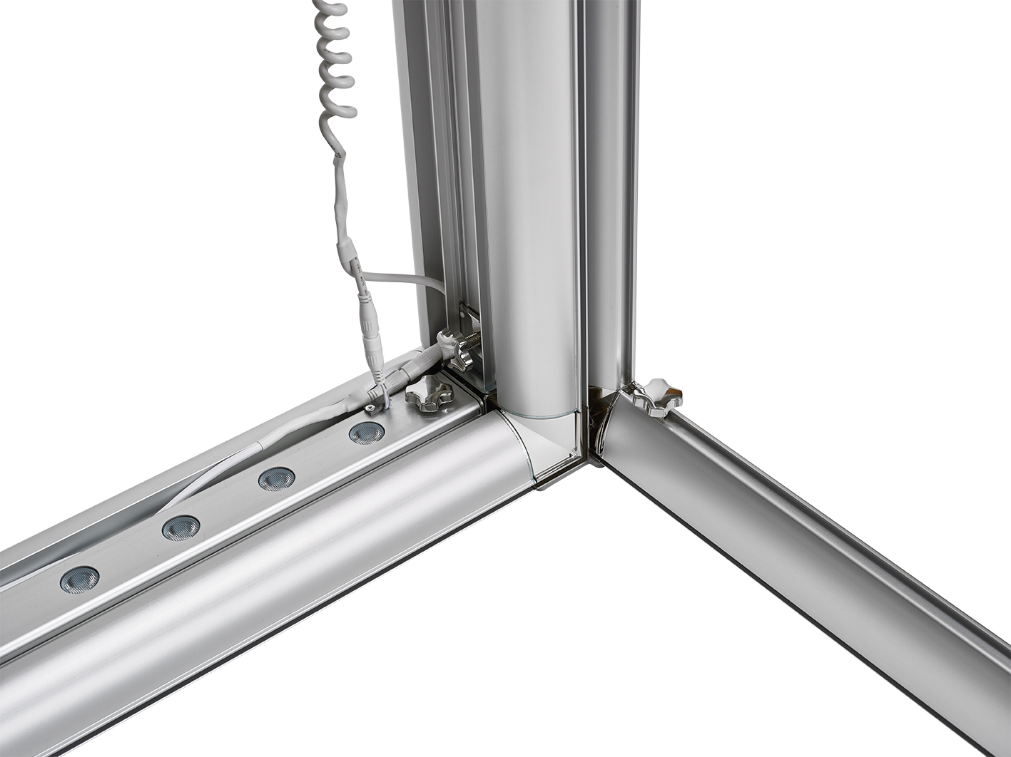 Expolinc Frame mit LED Hinterleuchtung und Textilbespannung