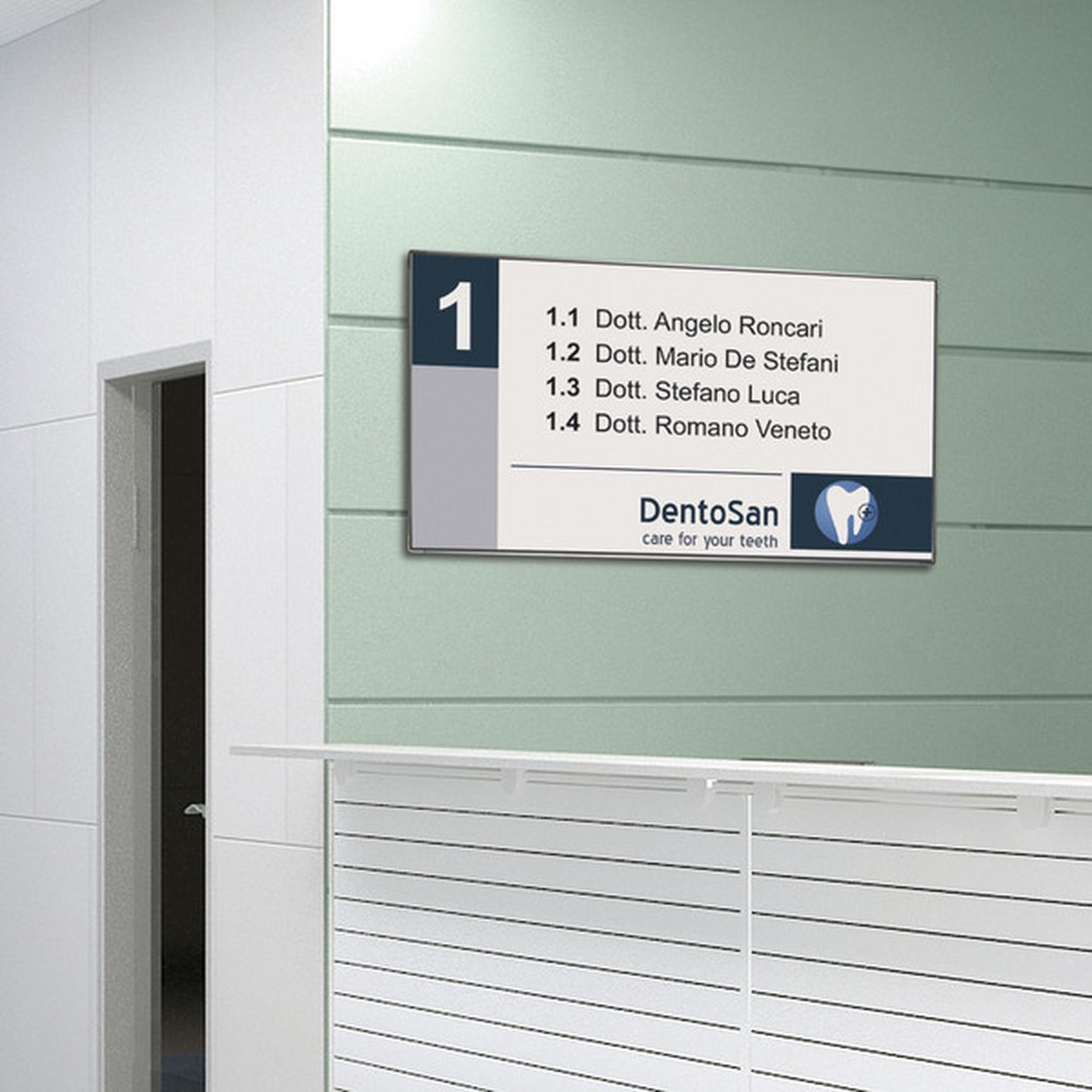 signcode wall mit alu paneel
